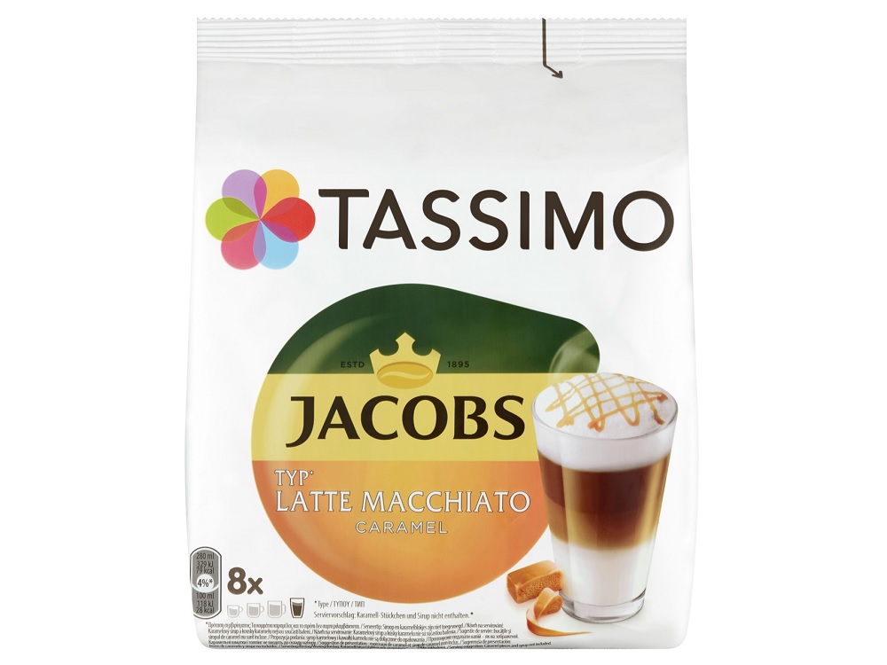 Tassimo Jacobs Latte Macchiato Caramel kapsle 8+8ks | kavakafe.cz ...
