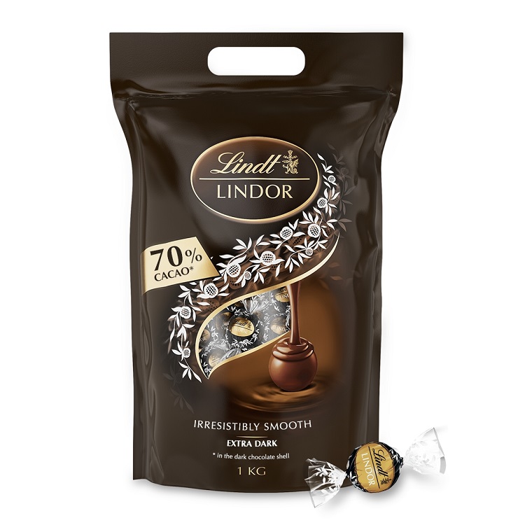 Lindt Lindor pralinky 70% hořká čokoláda 1kg | kavakafe.cz | Káva a ...