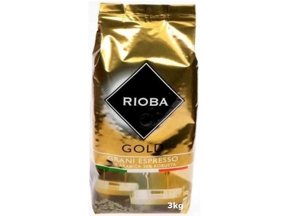 Rioba Gold zrnková káva 3kg | kavakafe.cz | Káva a kafe pro všechny