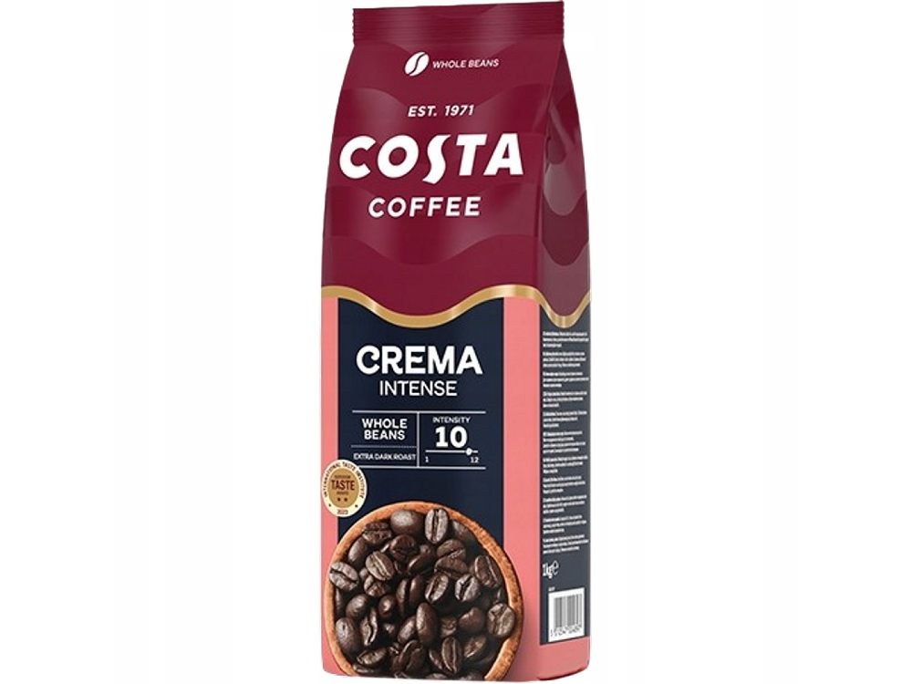 Costa Coffee Crema Intense zrnková káva 1kg | kavakafe.cz | Káva a kafe ...