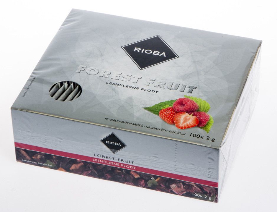 Rioba Forest Fruit lesní plody 100ks x 2g | kavakafe.cz | Káva a kafe ...